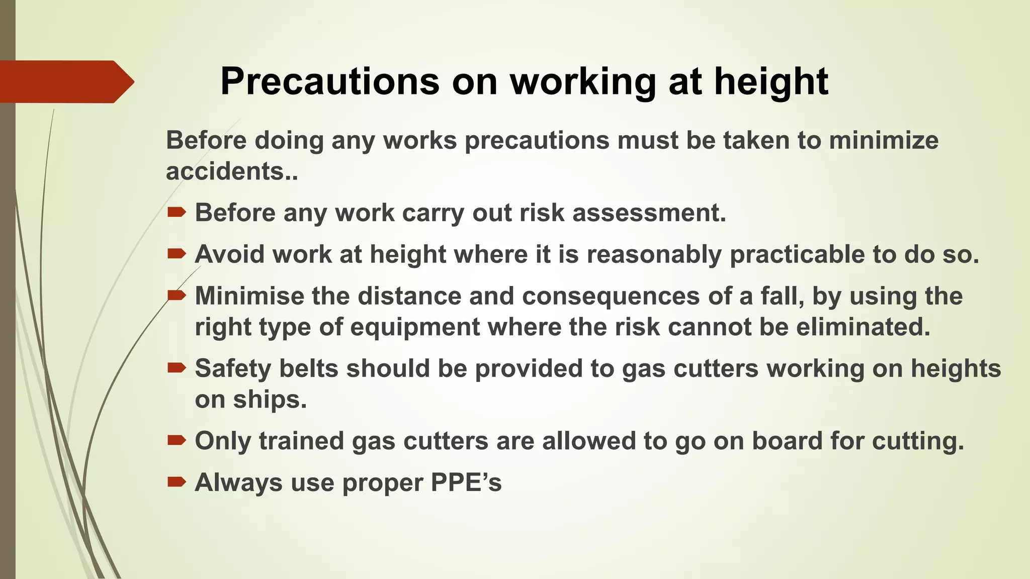 working at height | PPTX