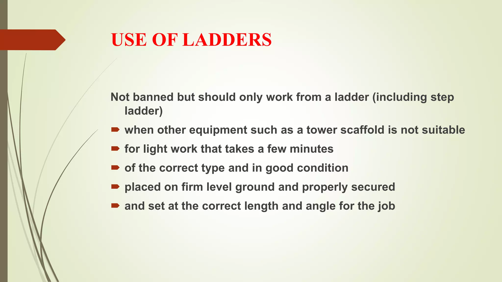 working at height | PPTX