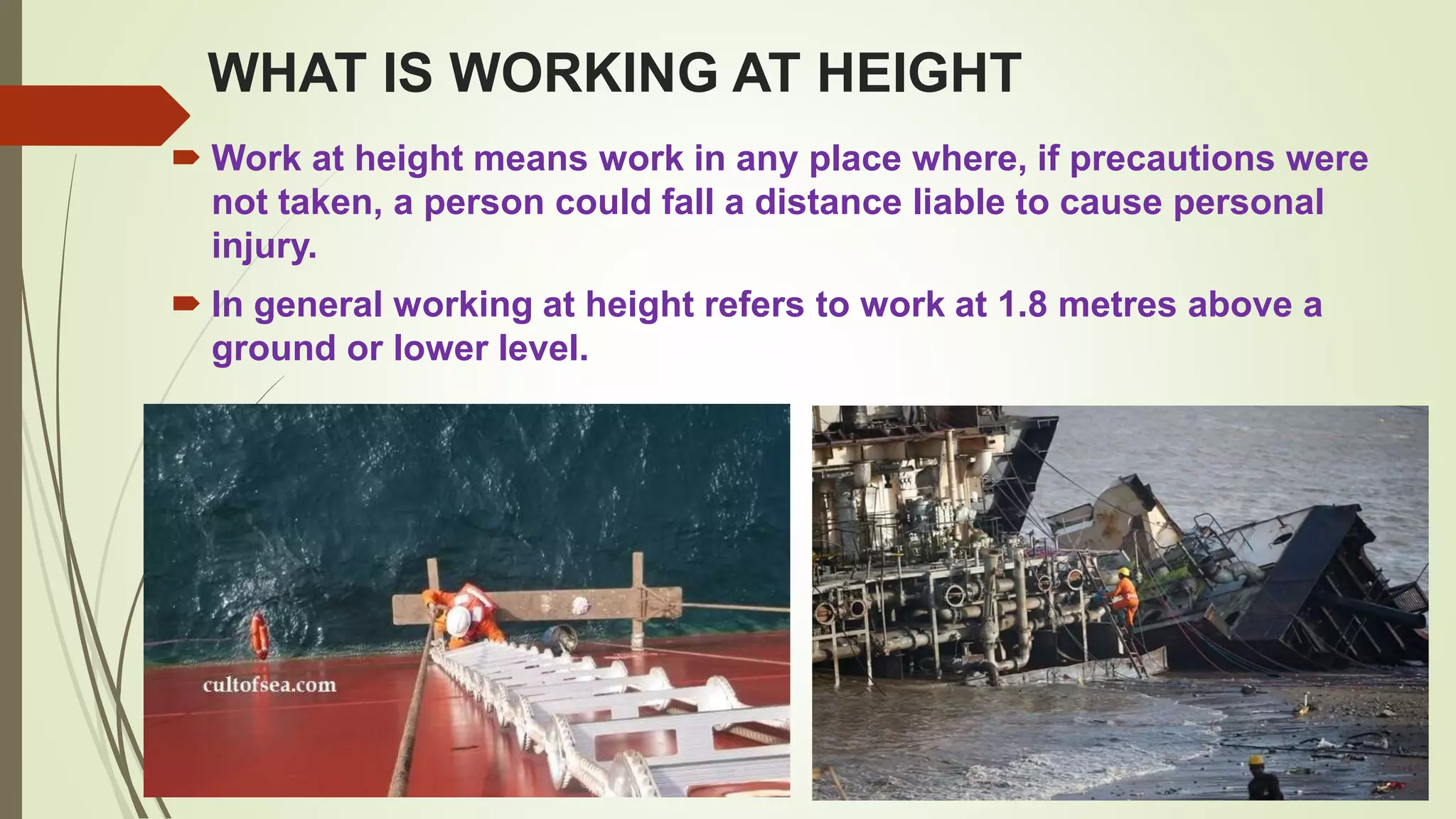 working at height | PPTX