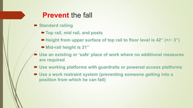 working at height | PPTX