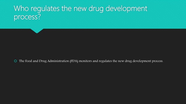 The stages of Drug Discovery and Development process | PPTX