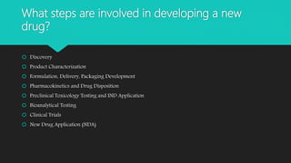 The stages of Drug Discovery and Development process | PPTX