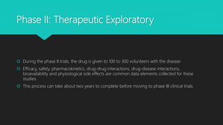 The stages of Drug Discovery and Development process | PPTX