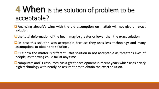 Modeling and Structural Analysis of a Wing [FSI ANSYS&MATLAB] | PPT