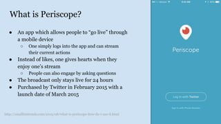 The Rise of Periscope | PPT