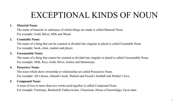 Noun and Pronoun | PPTX