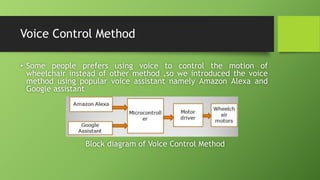 Smart Wheel Chair | PPTX