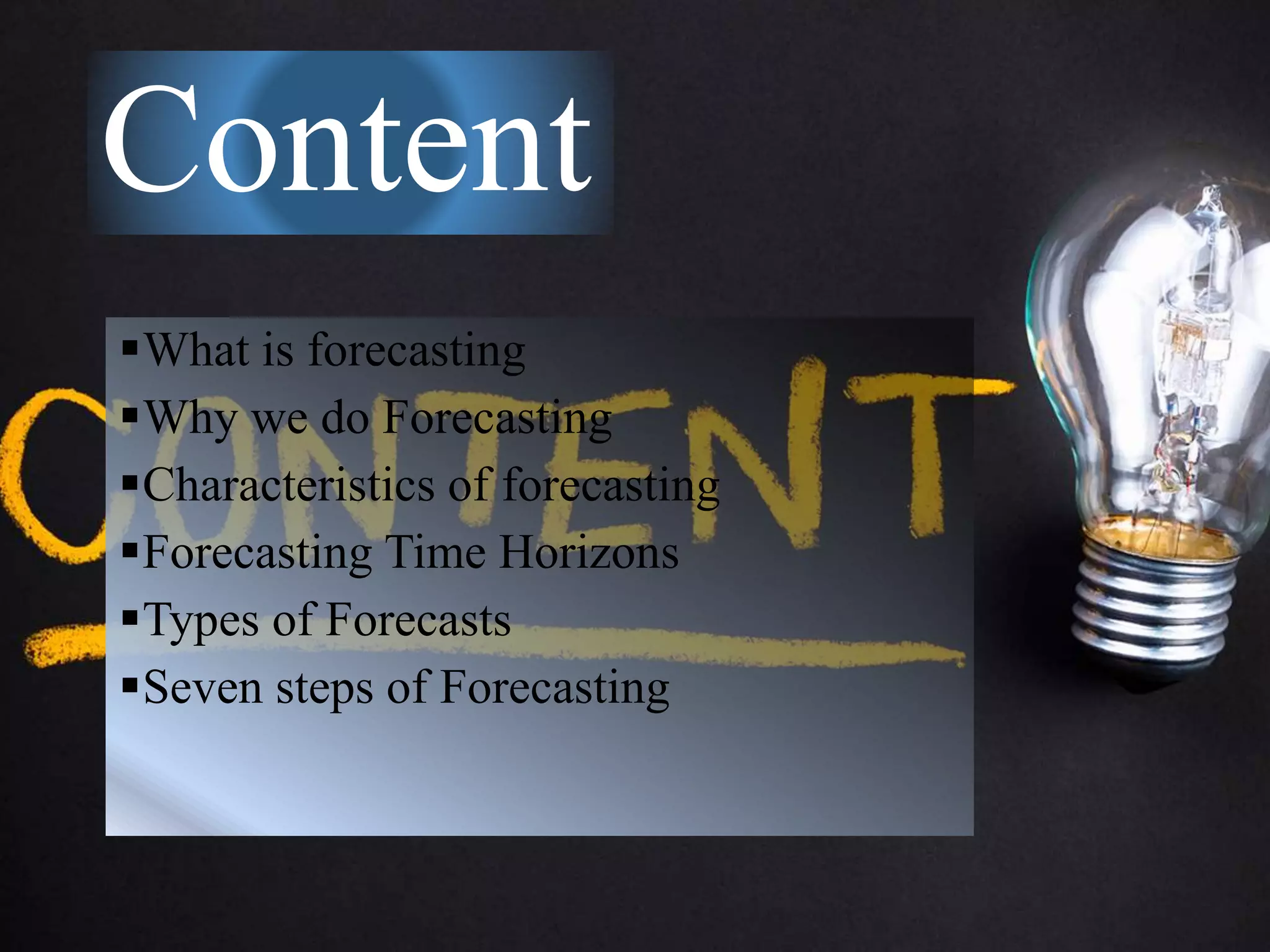 Forecasting | Project Forecasting| why we do Forecasting| good ...