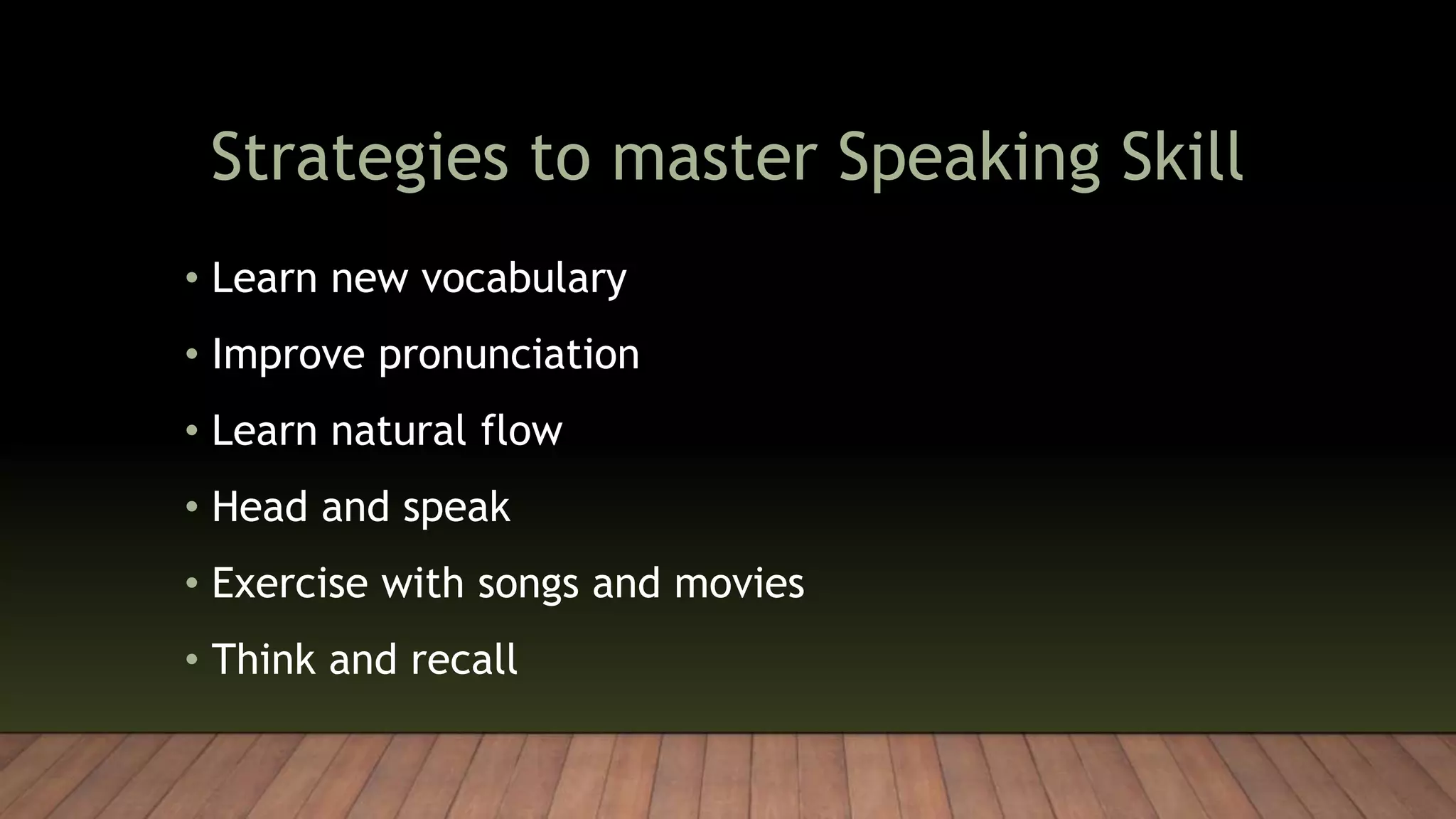 How to enhance Speaking Skills? | PPTX
