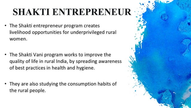 PROJECT SHAKTI | PPTX