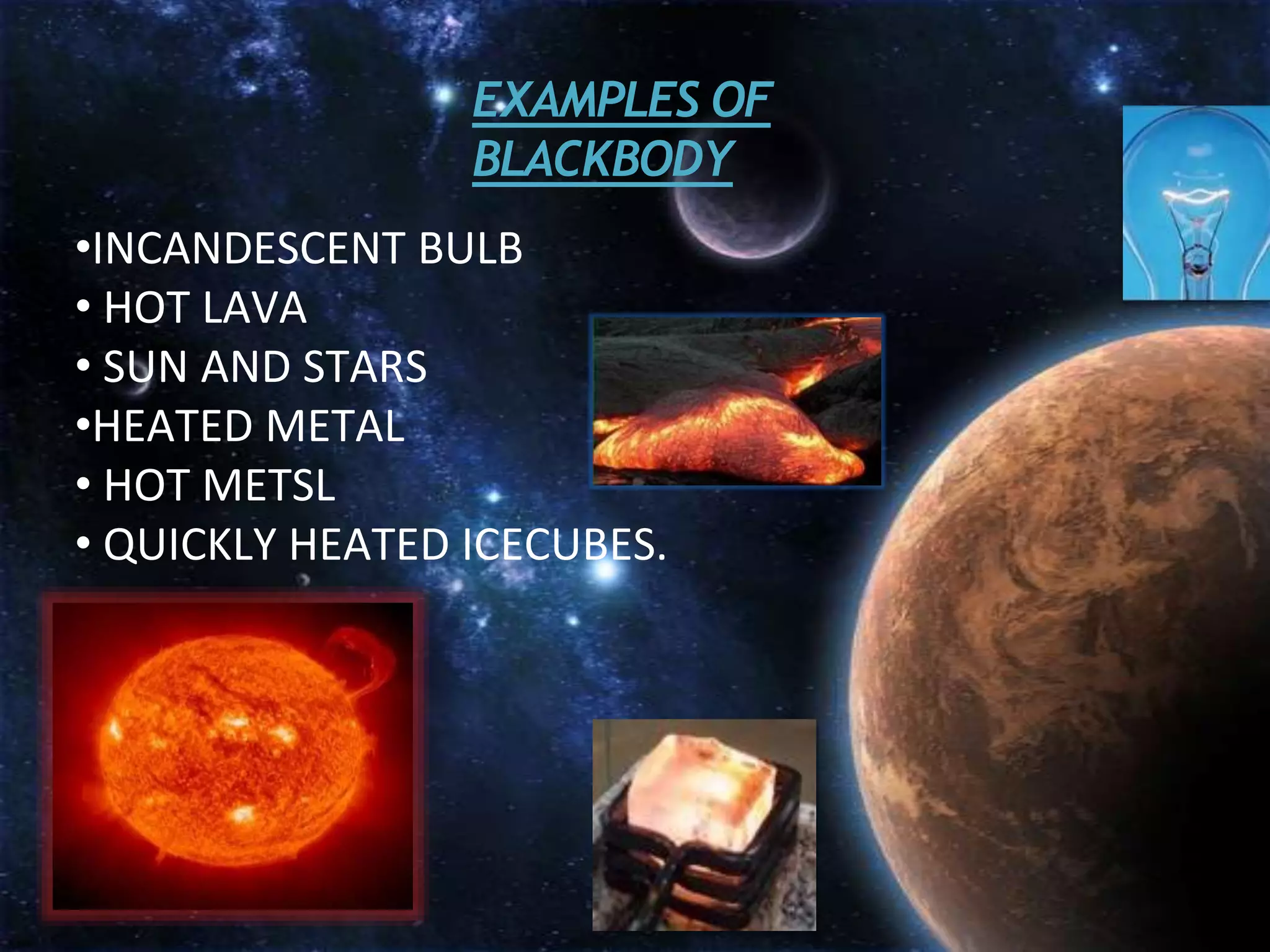BLACKBODY RADIATION AND STORY OF STARS | PPTX