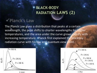 BLACKBODY RADIATION AND STORY OF STARS | PPTX