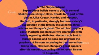 CHARACTERISTICS OF SHAKESPEARE TRAGEDIES | PPTX