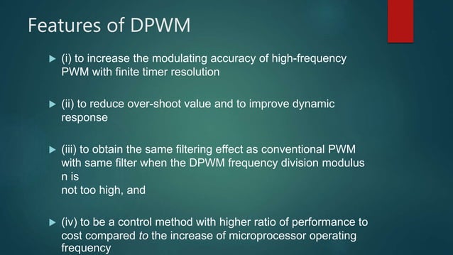 Digital PWM technique for increased resolution | PPTX