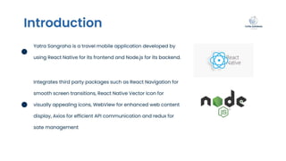 Travel App.pptx | Computing | Technology & Computing