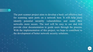 Port scanning project Final Presentation.pptx