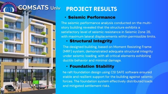 final presentation on design of seven story building | PPTX | Civil ...