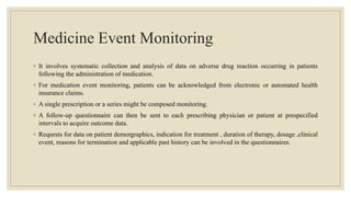 Active and Passive Surveillance of pharmacovigillance | PPTX