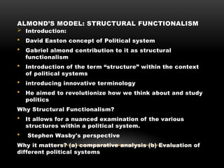 David Easton Model final presentation ppt | PPTX