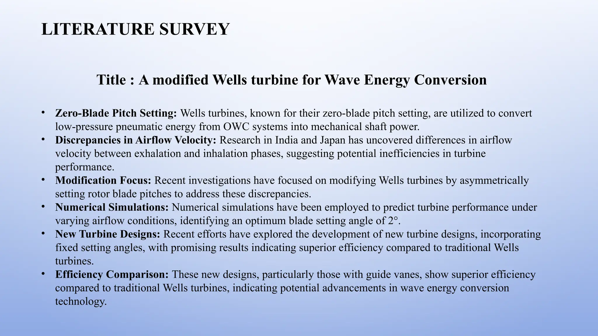 Optimizing Wave Energy Capture: Utilizing Variable-Pitch Turbine Blades ...