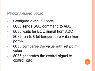 Microprocessor based Temperature Controller | PPTX