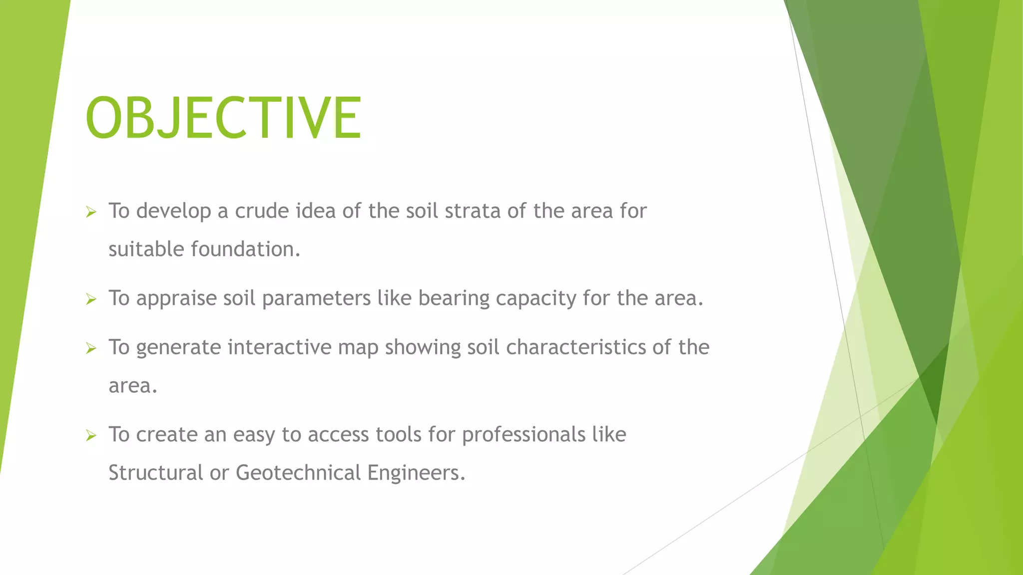 DEVELOPMENT OF SOIL PROFILE MAP FOR SOIL BEARING CAPACITY : A CASE ...
