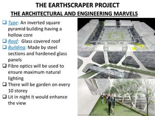 Earthscraper - An Underground Way Of Living | PPTX