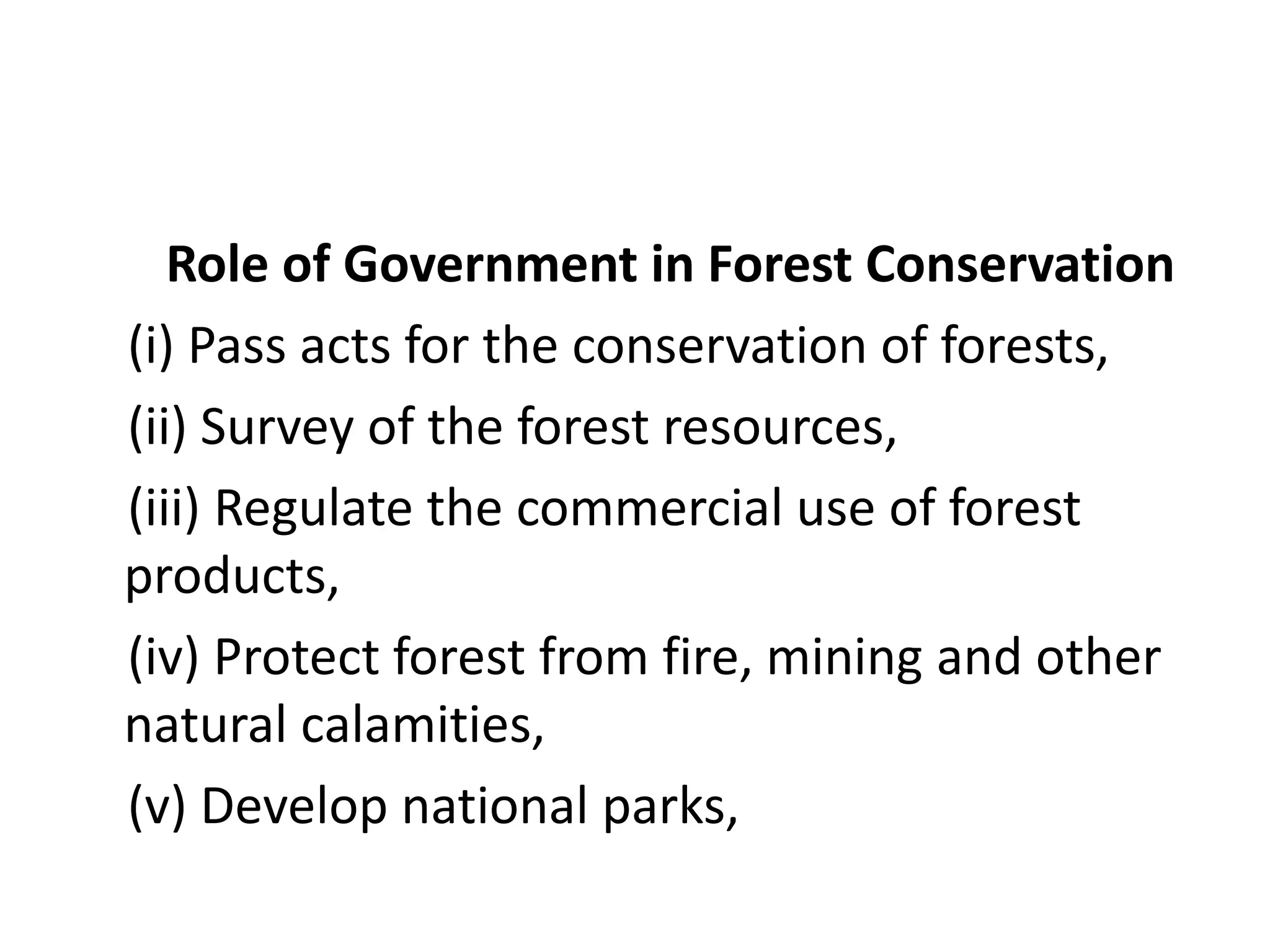 conservation of natural resources, water ,soil, and forest | PPT