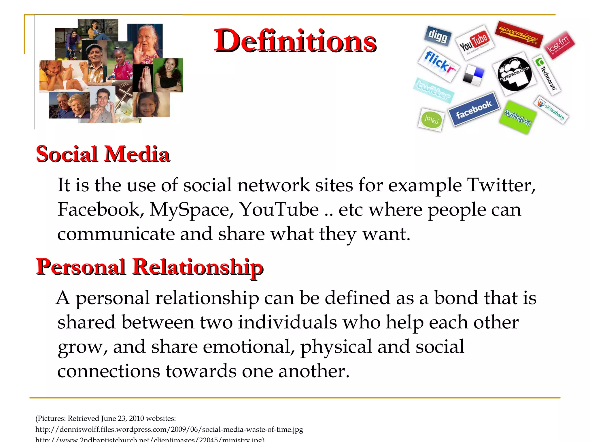 Final presentation future of personal relationships | PPT