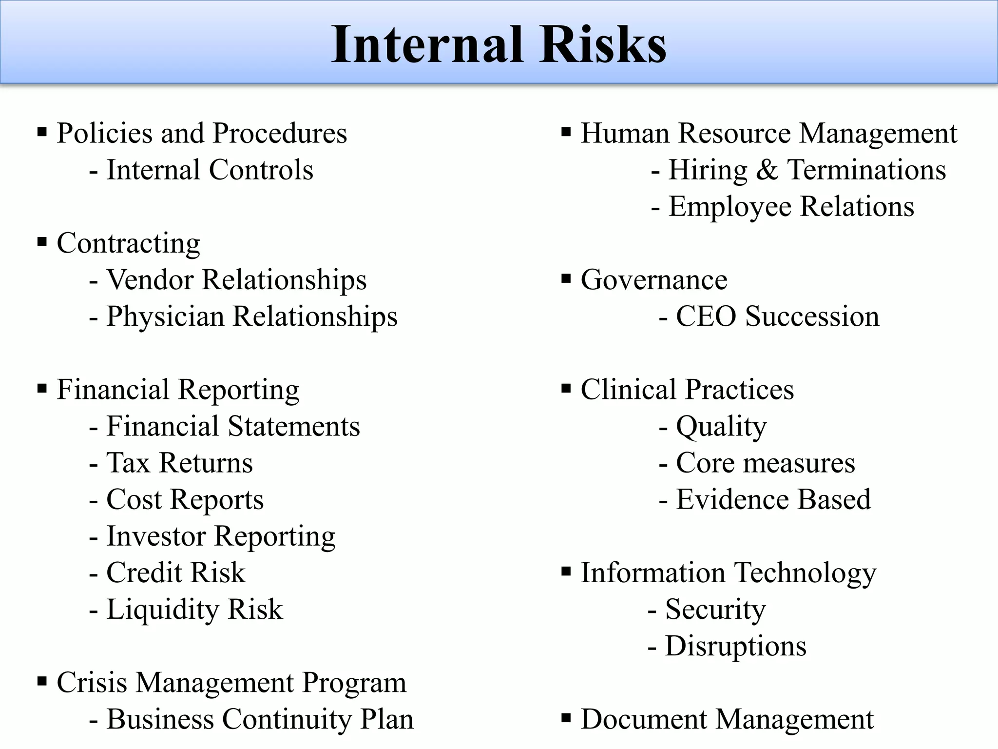 Final presentation internal controls | PPT