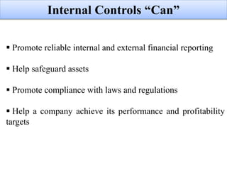 Final presentation internal controls | PPT