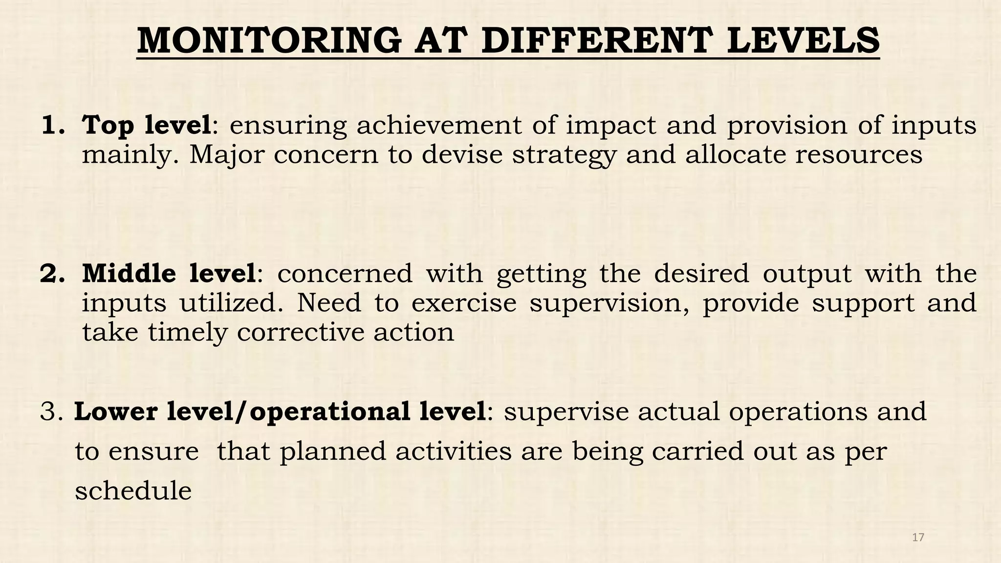 Monitoring and evaluation | PPTX