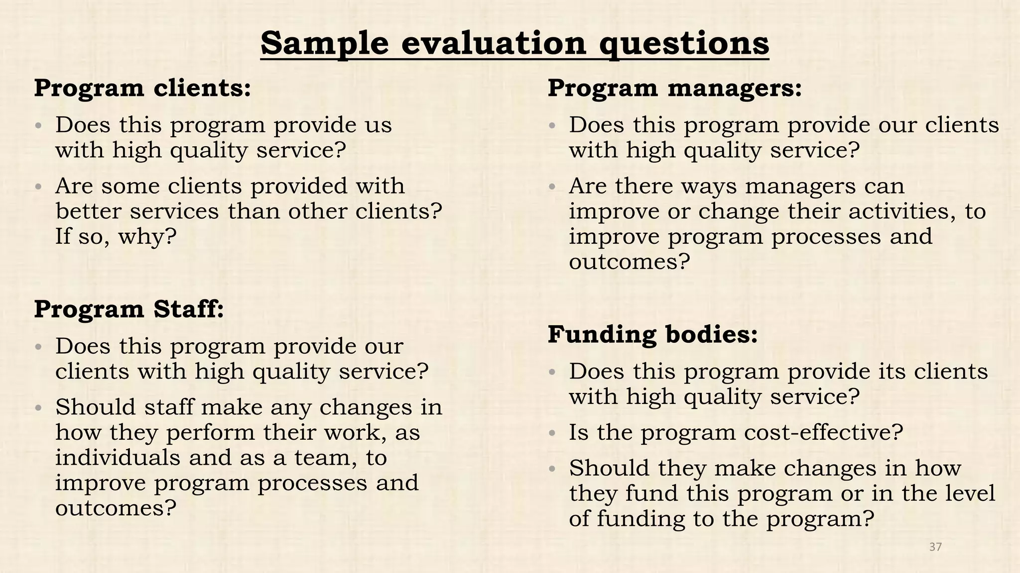 Monitoring and evaluation | PPTX