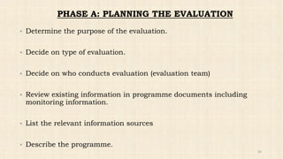 Monitoring and evaluation | PPTX