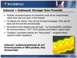 Unidirectional Network Architectures | PPT