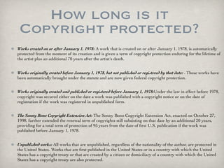 Final presentation museum copyright | PPT