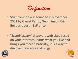 StumbleUpon | PPT
