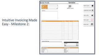 Automated Cloud-Based Invoice System Development for Bomir Foods | PPTX