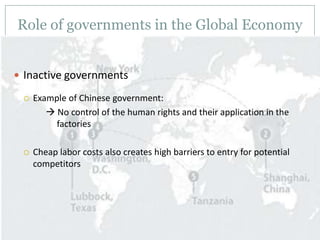 The travels of a t-shirt in the global economy | PPTX