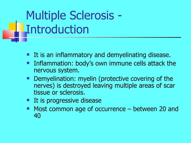 Multiple Sclerosis | PPT | Physical Therapy | Wellness