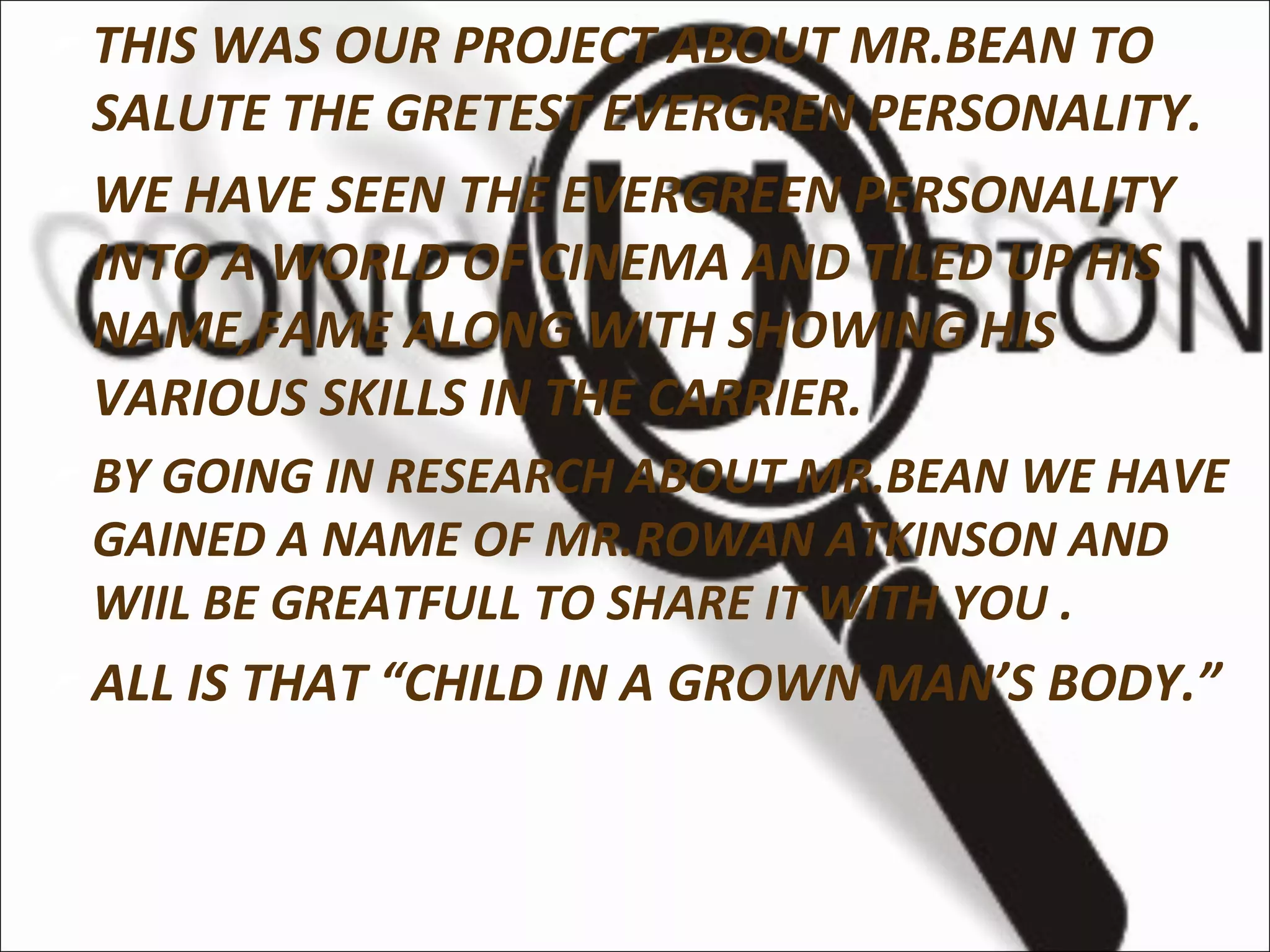 Mr. Bean | PPT
