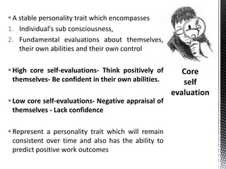 components of self awarness-cognitive styles, attitude towards change ...