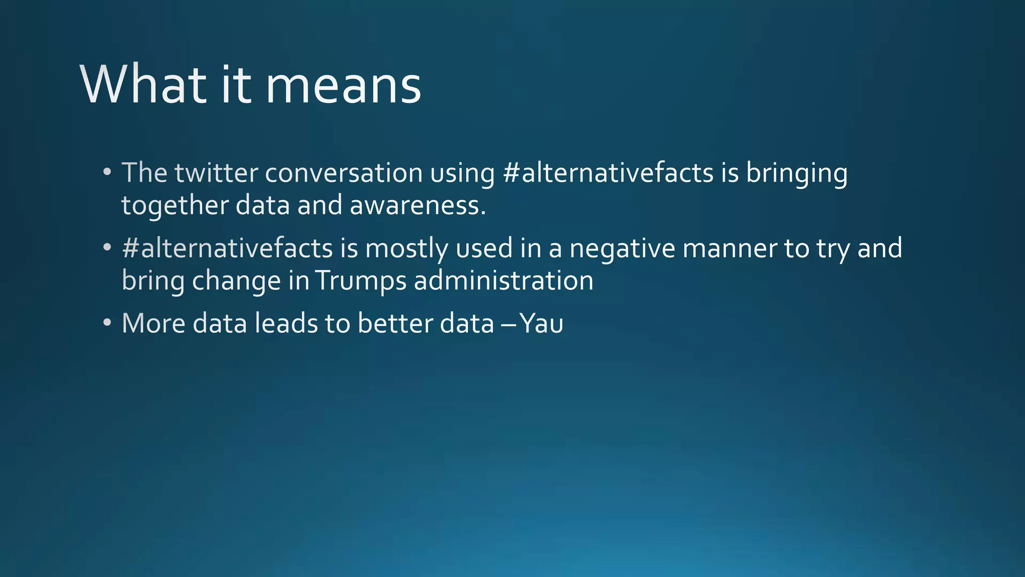#alternativefacts | PPTX