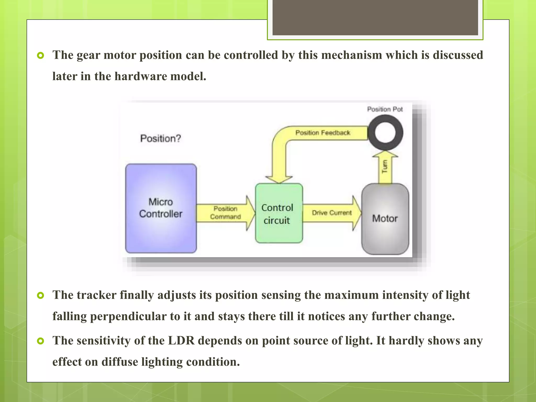 Microcontroller based dual axis solar tracker | PPTX