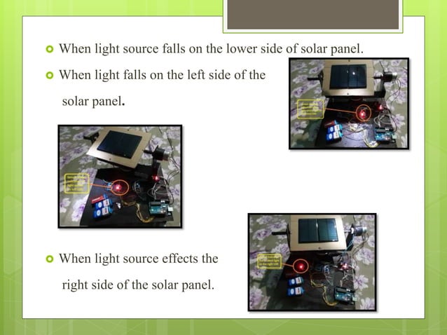 Microcontroller based dual axis solar tracker | PPT