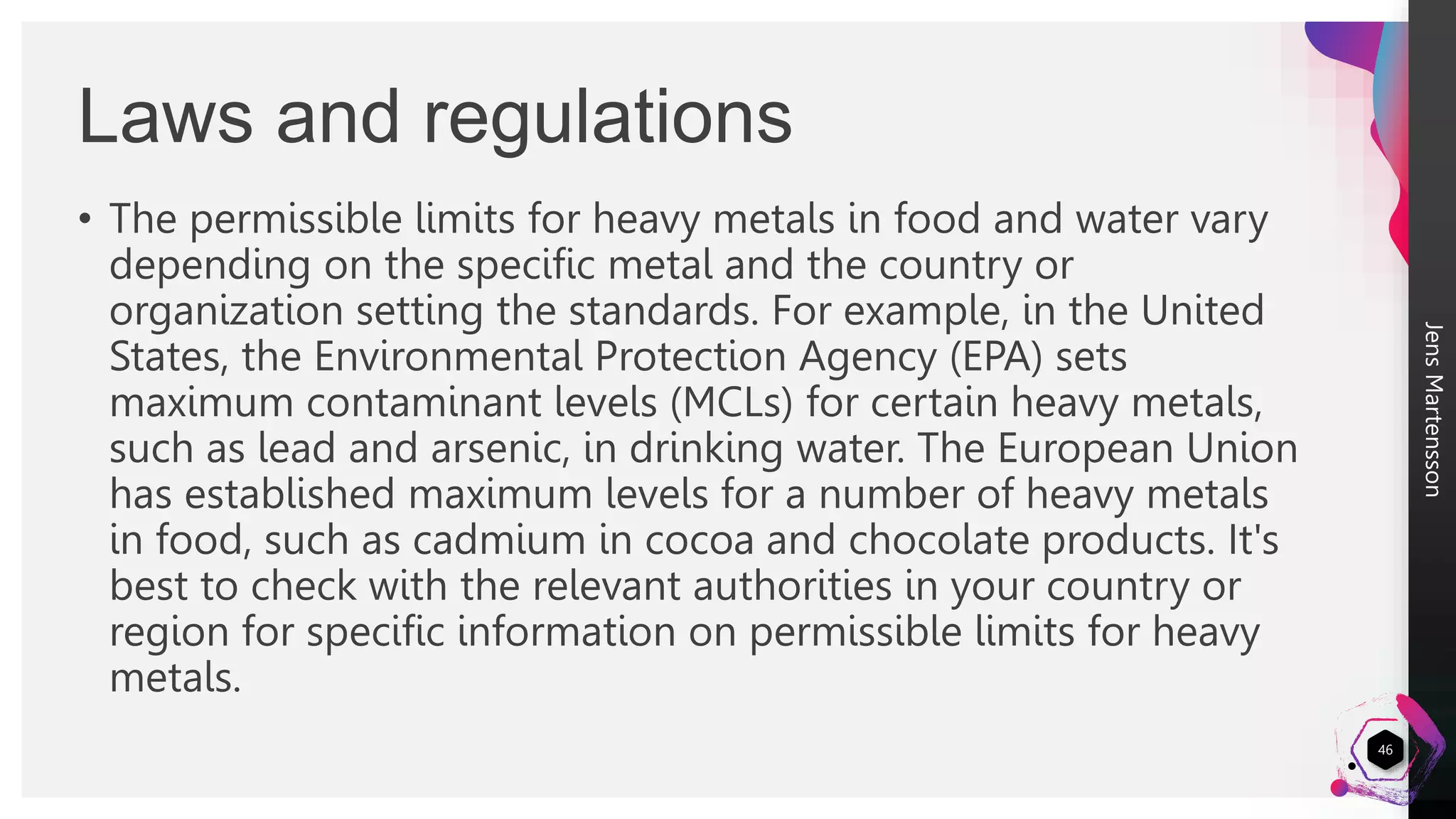 Risk assessment of heavy metals ..pptx
