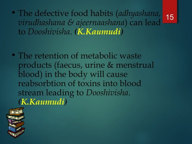 CLASSICAL AND CONTEMPORARY RELEVANCE OF DOOSHI VISHA | PPT