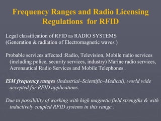 Frequency Ranges and Radio Licensing Regulations | PPT