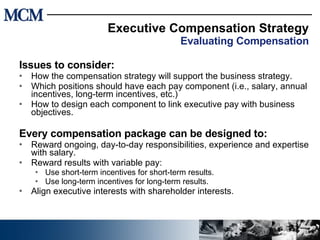 Trends in Executive Benefits | PPT