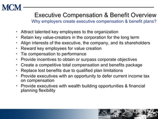 Trends in Executive Benefits | PPT